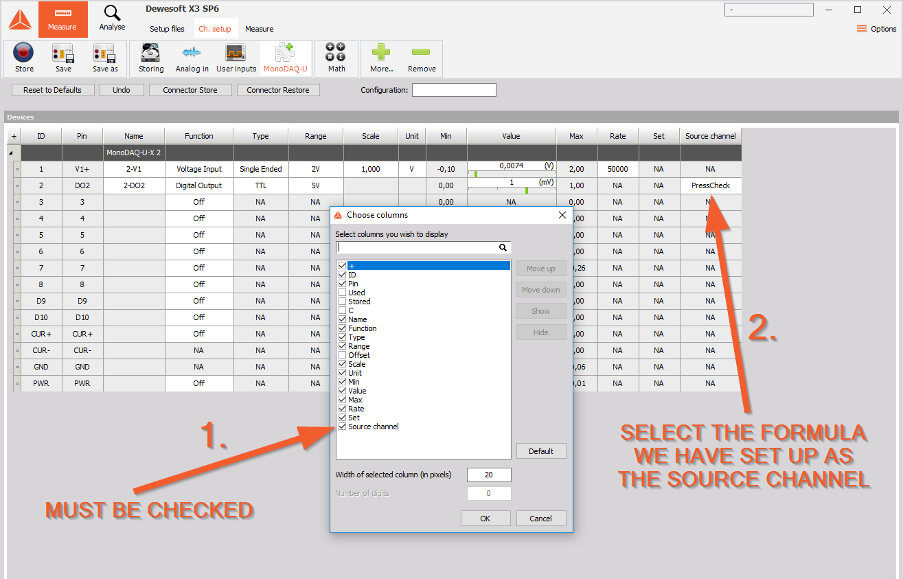 adding source channel - Monodaq